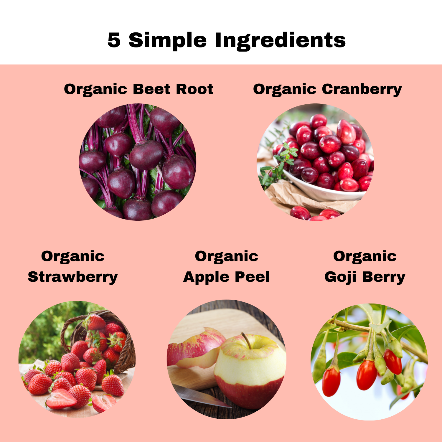 Simple Reds - Organic Red Polyphenols Fruit Powder - With Apple Peel ...