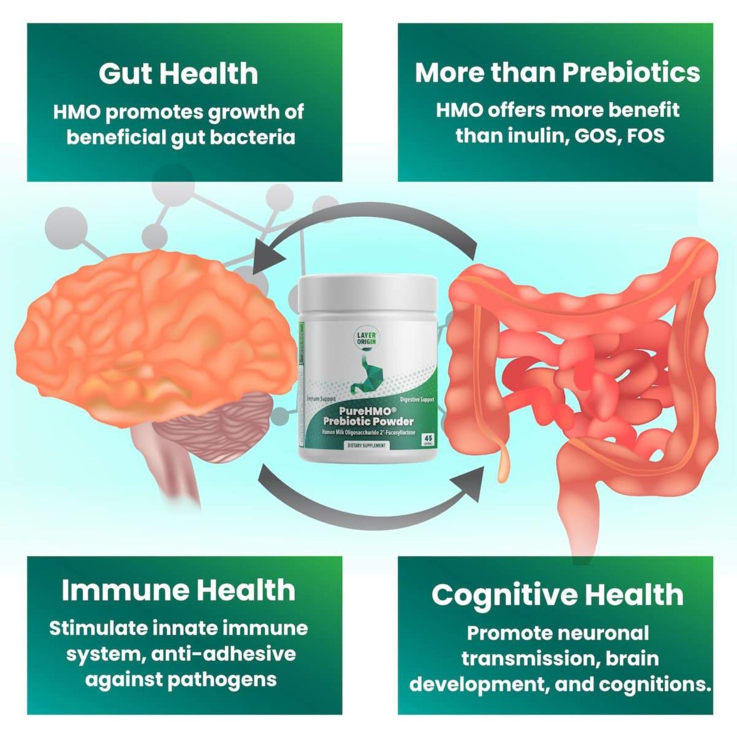 PureHMO® Human Milk Oligosaccharide (HMO 2'FL) Super Prebiotic Powder ...