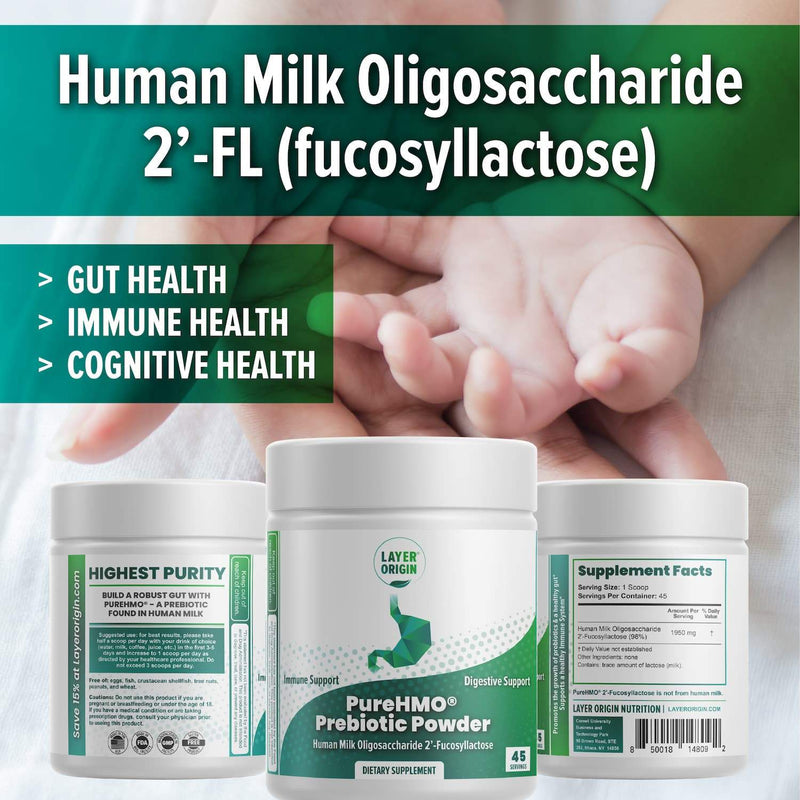 PureHMO® Human Milk Oligosaccharide (HMO 2'FL) Super Prebiotic Powder ...